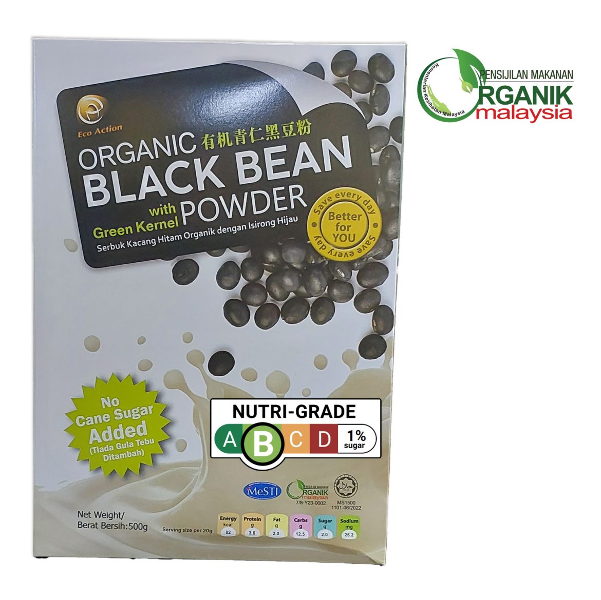 Taste Original Lohas Black Bean Powder W / Green Kernel (Sugar Free ...